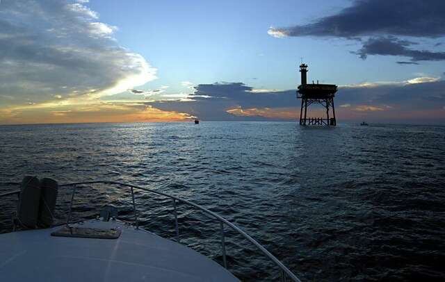 Man converts offshore Coast Guard station into the Frying Pan Tower, a ...