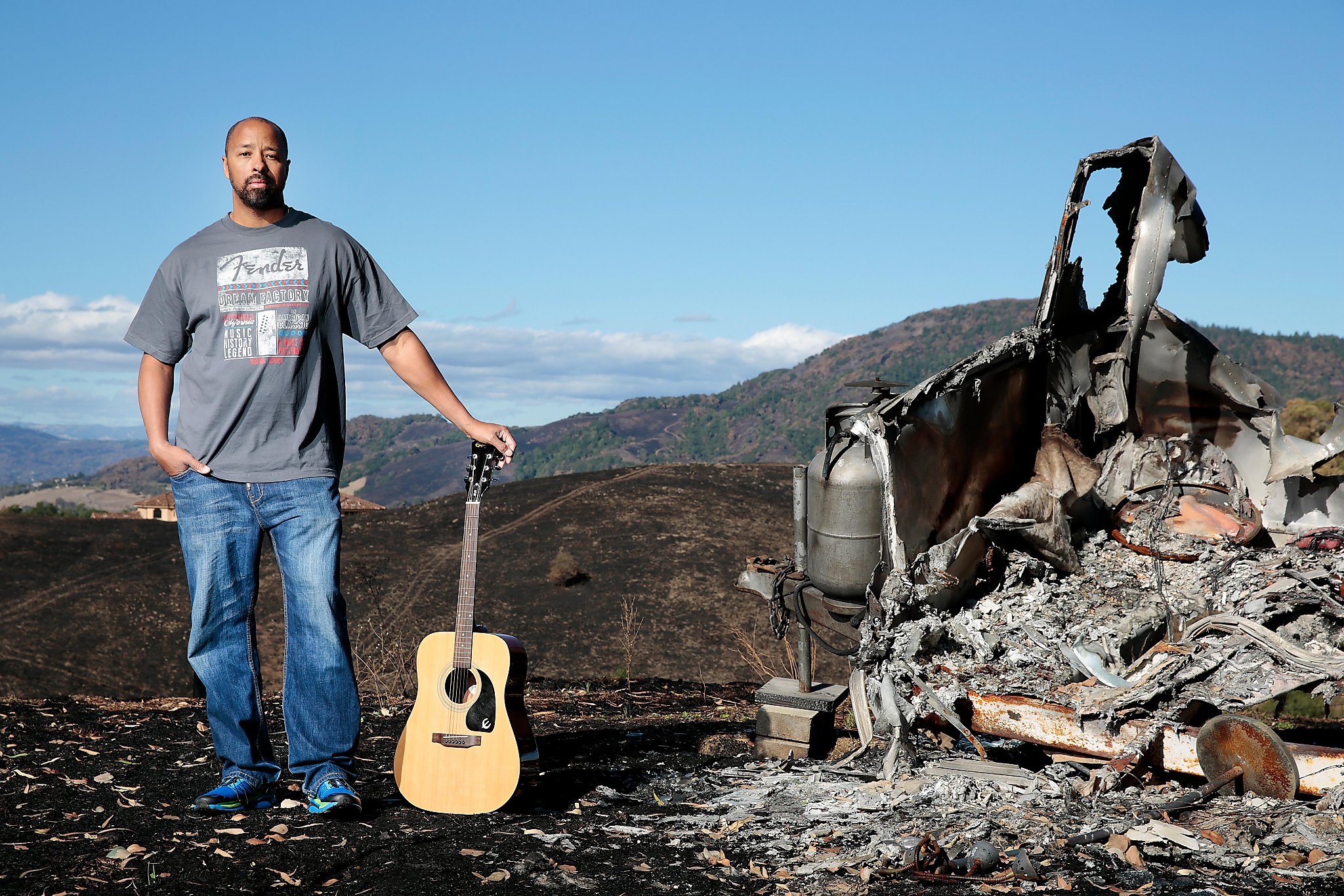 Firefighter lost home in fires, still making music for ‘Sweet Sonoma’