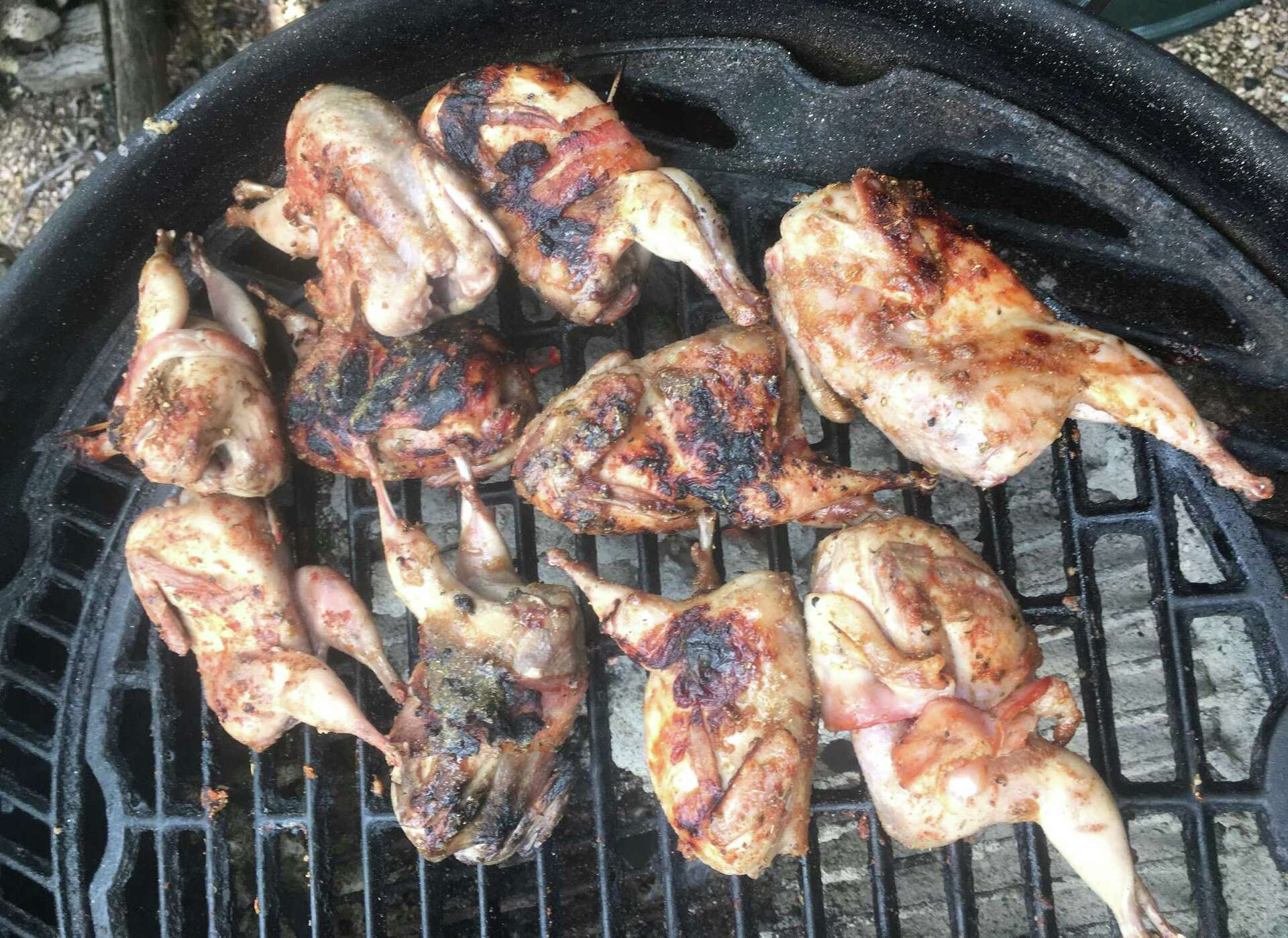 Recipe: Honey Bacon Grilled Quail