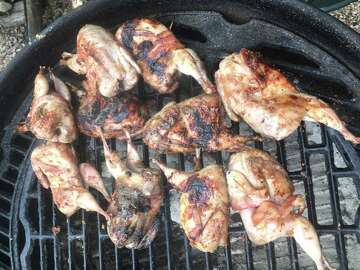 Recipe: Honey Bacon Grilled Quail