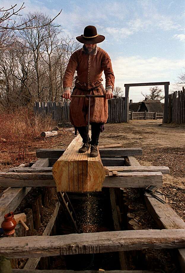 Scenes from the Plymouth Plantation reenactment and the first ...