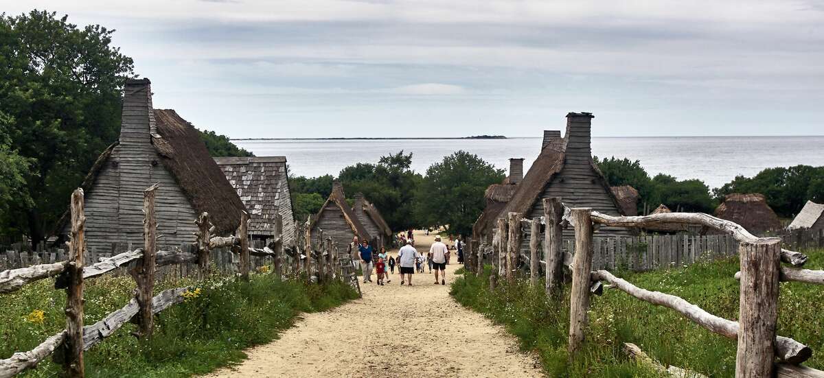 Scenes from the Plymouth Plantation reenactment and the first Thanksgiving