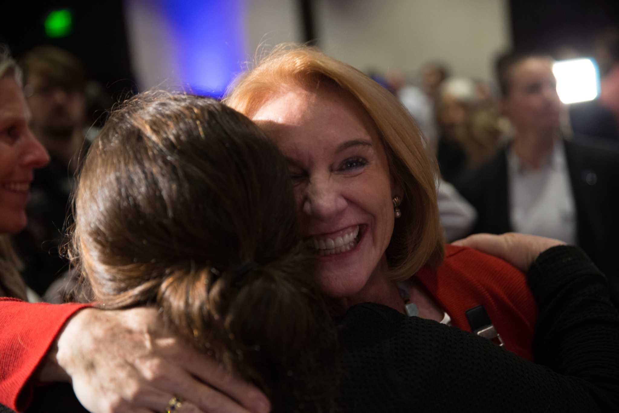 Durkan supporters celebrate her big lead