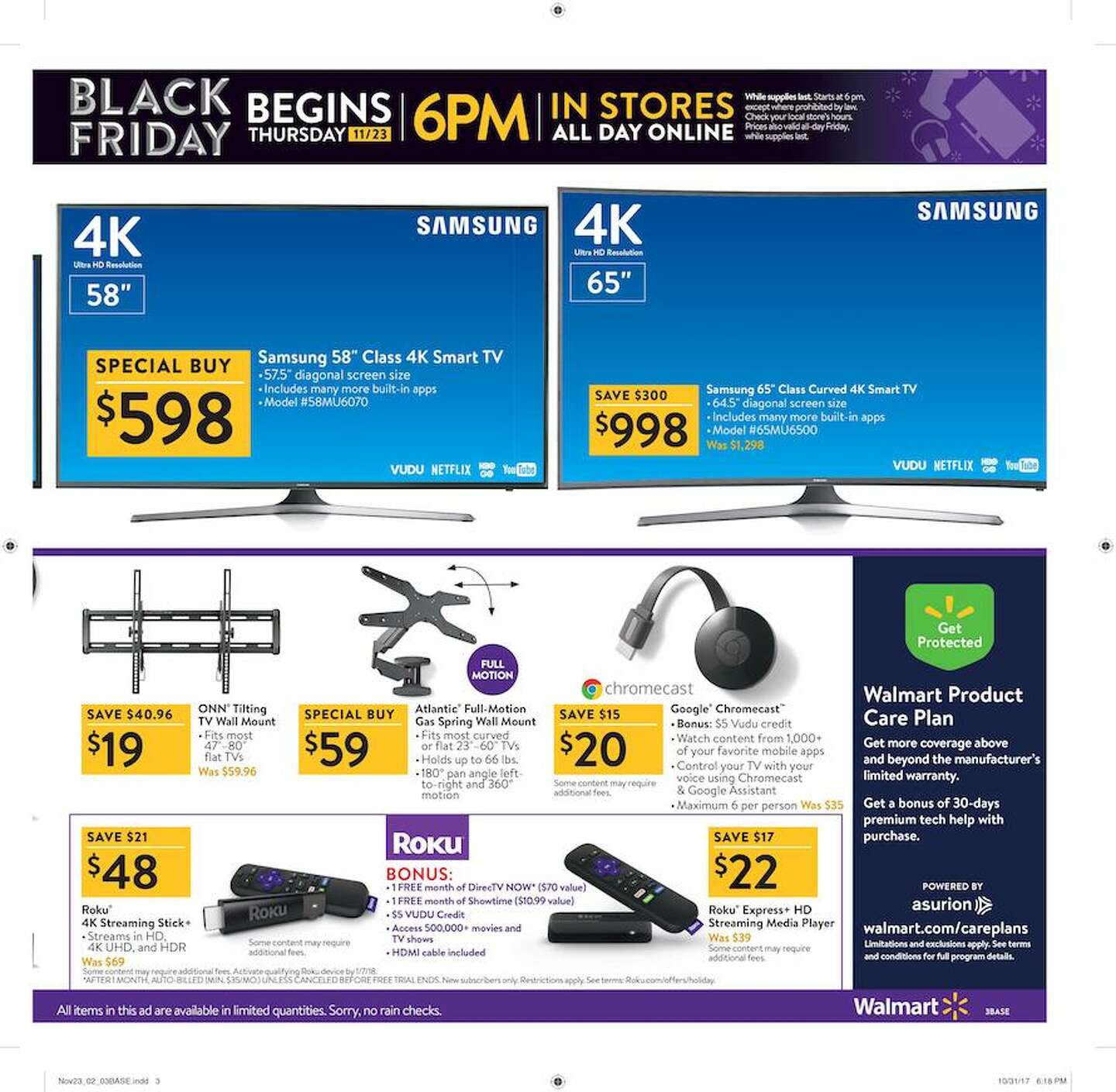 Walmart releases their 2017 Black Friday ad