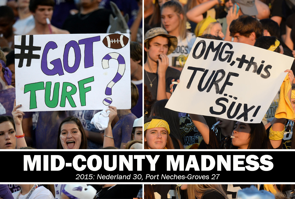 2015 Mid-County Madness Football: Nederland at Port Neches-Groves