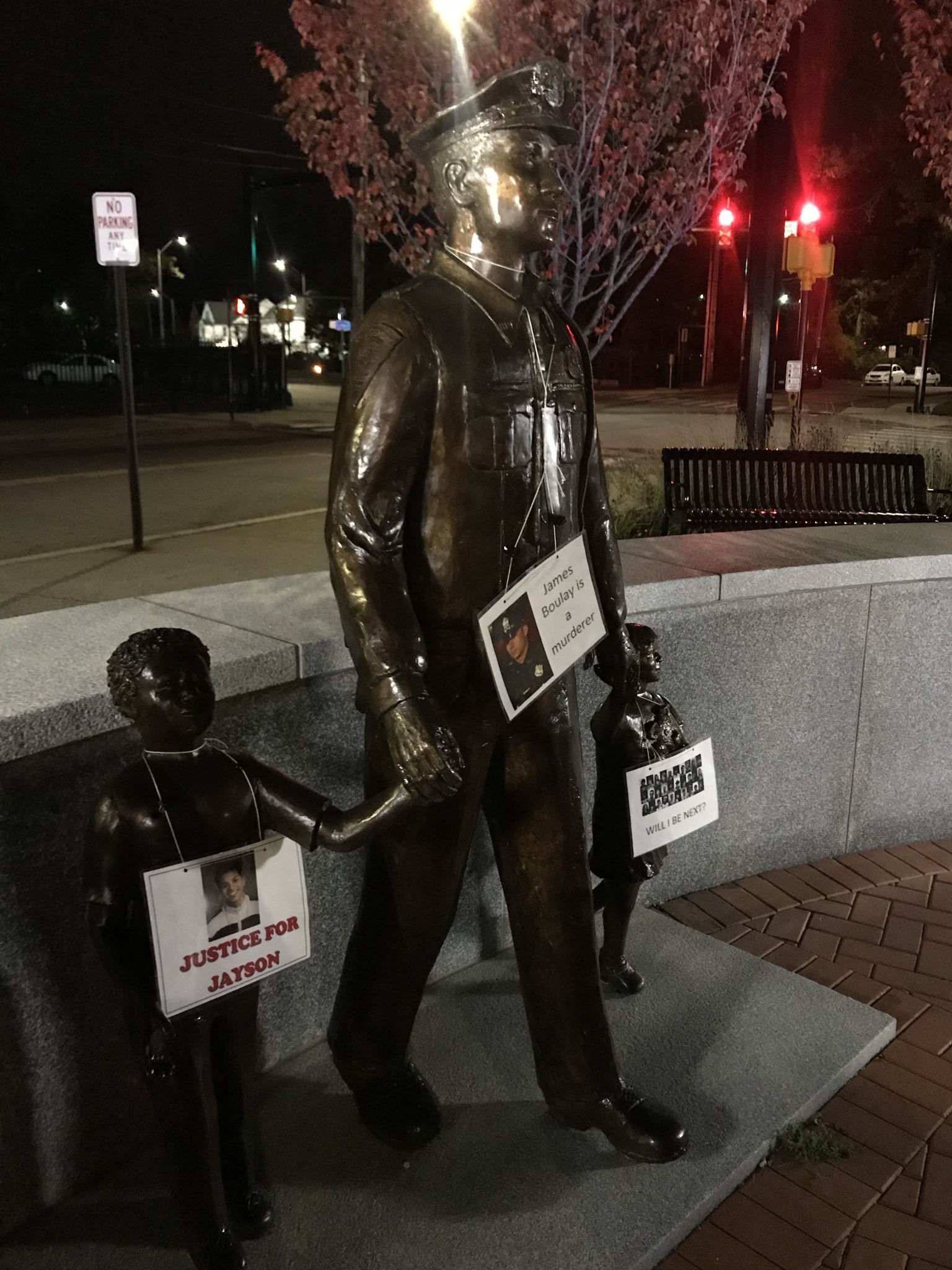 Video shows tension between protesters, Bridgeport police