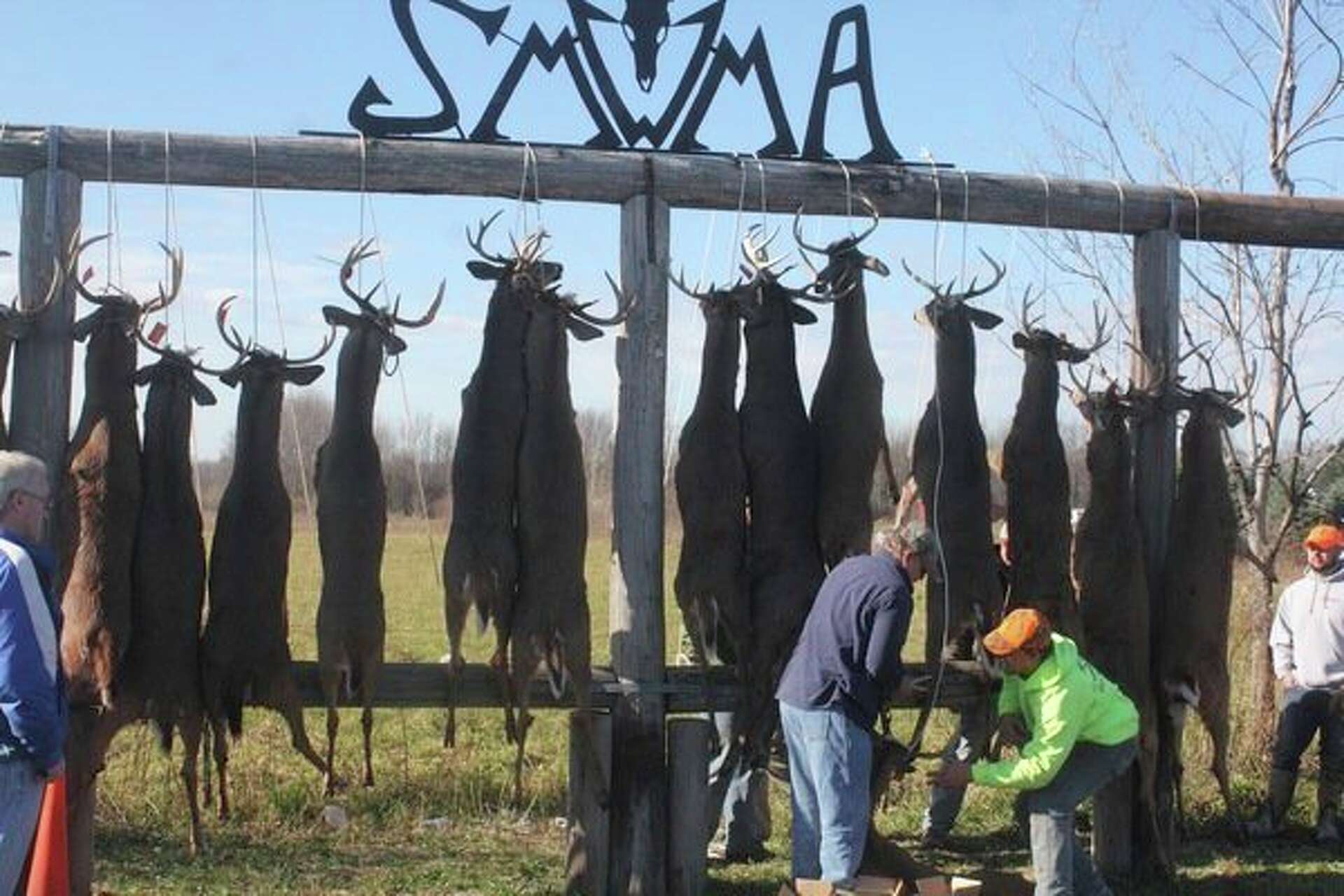 Mecosta County continues buck pole tradition