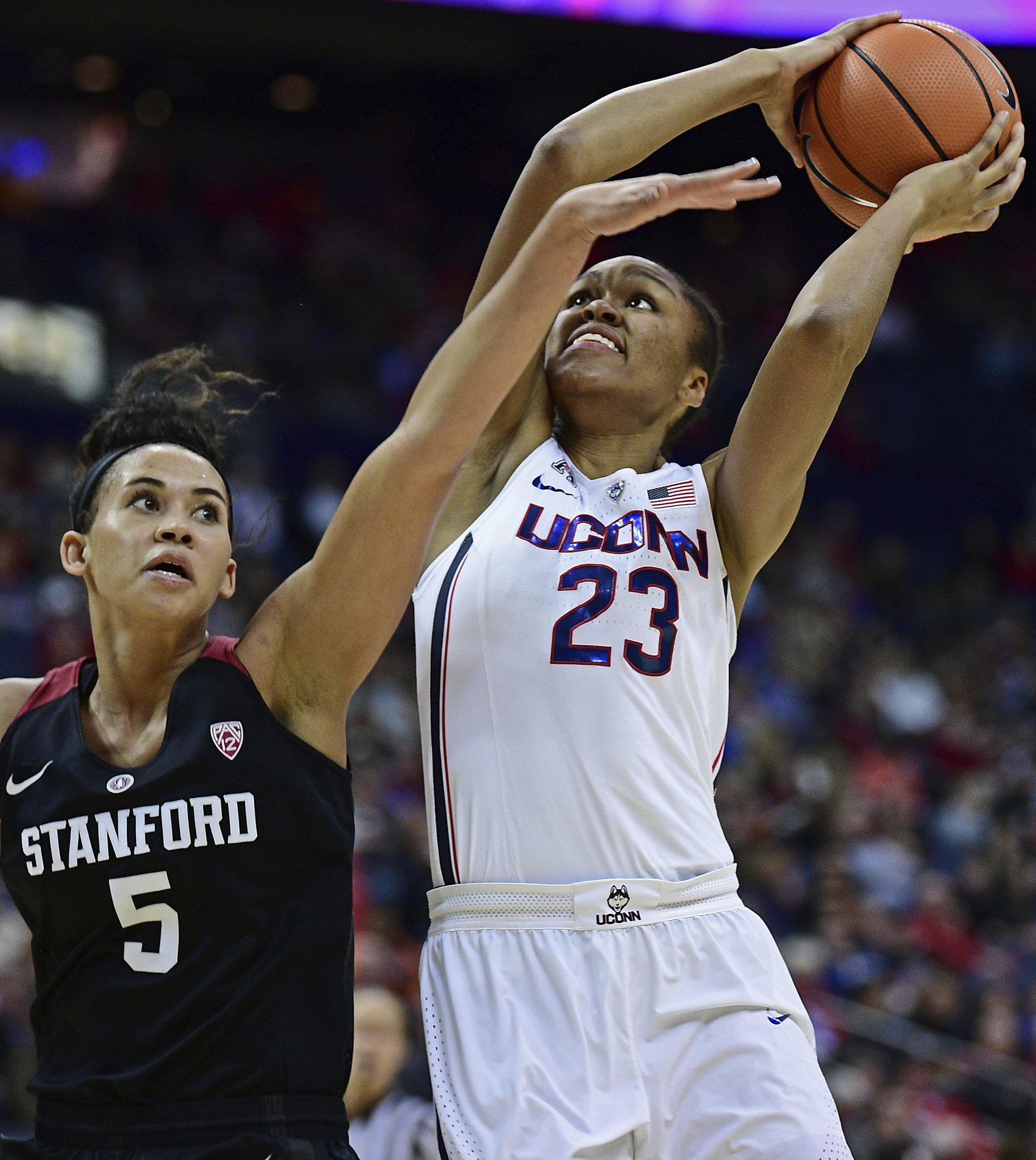 No. 1 UConn women rout 10th-ranked Stanford 78-53