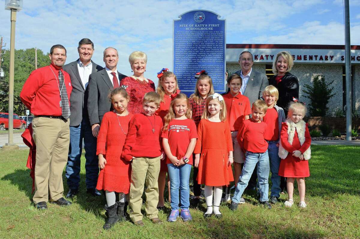 Katy Elementary marked as site of first school in the city by county
