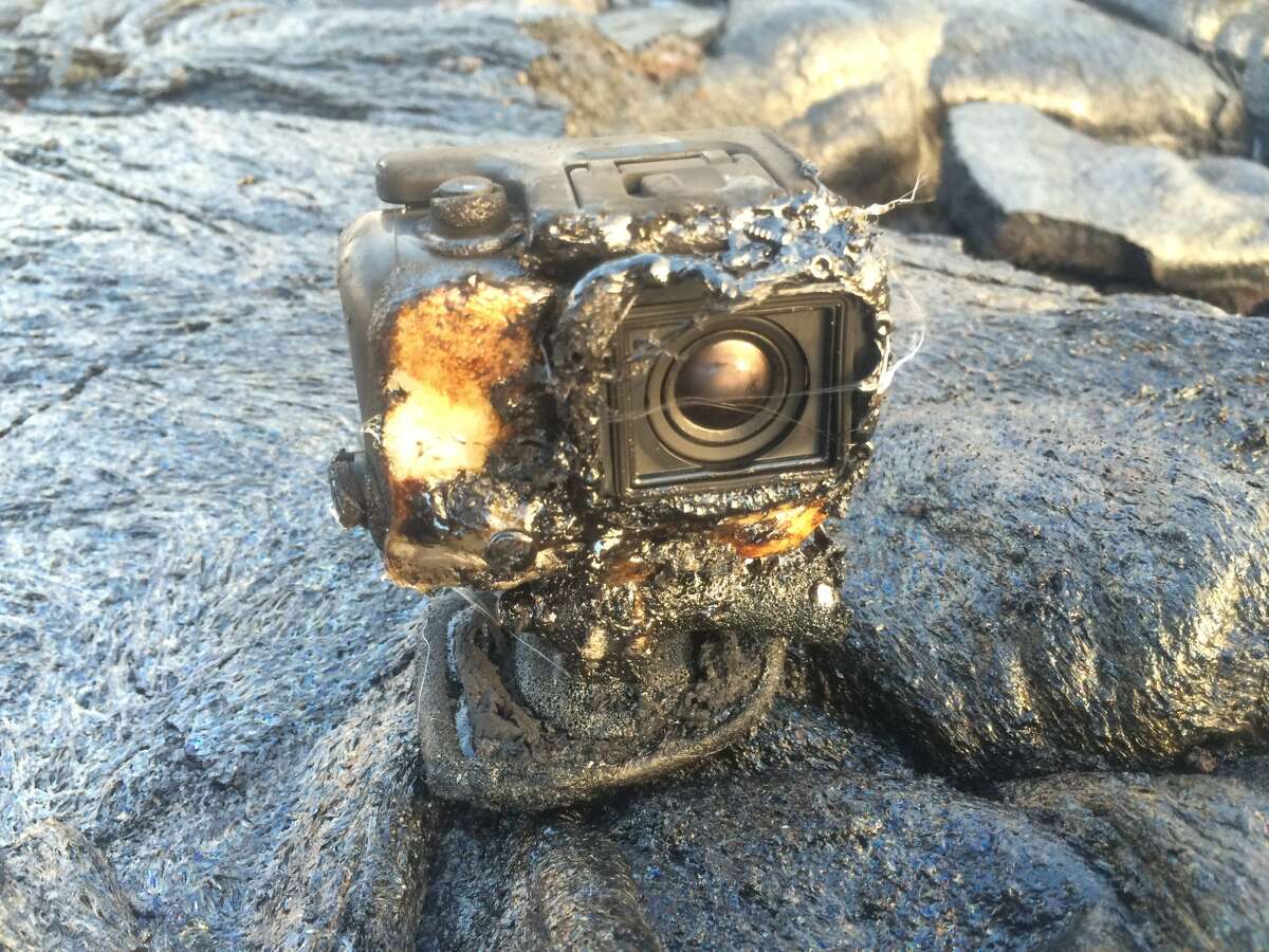 GoPro keeps recording as it's melted by Hawaiian lava: See the wild video