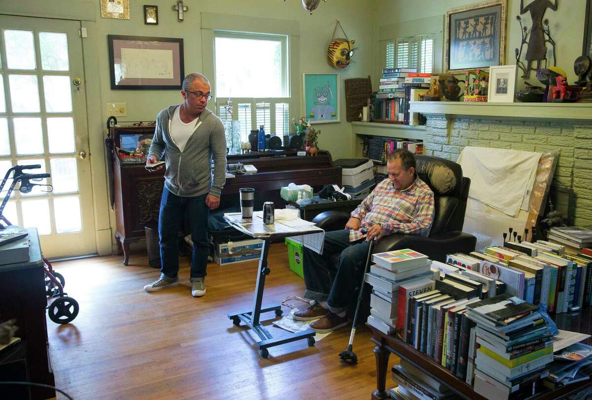 My husband with dementia's on his own. And now, I am, too.