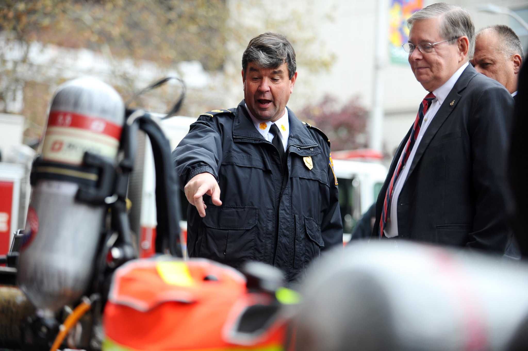 Stamford Fire Chief Trevor Roach retiring after 36 years