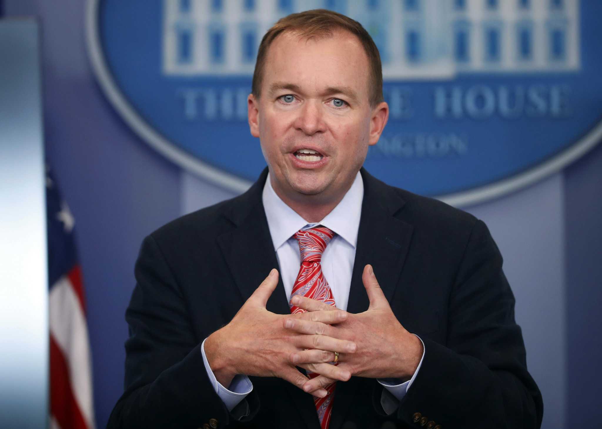 OMB director takes aim at CT and high-tax states in defending GOP tax bill