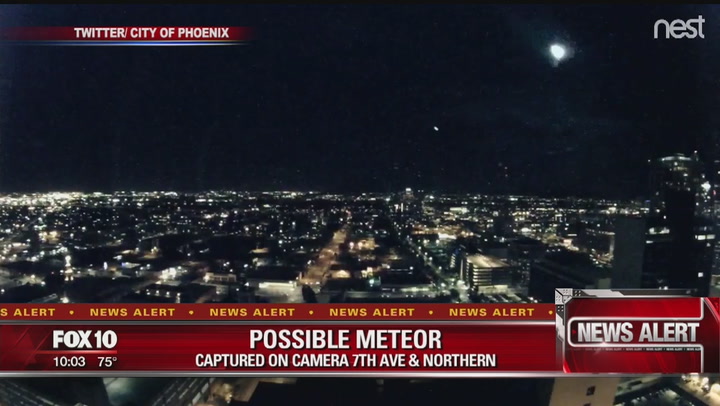 What was that glowing fireball over Phoenix?