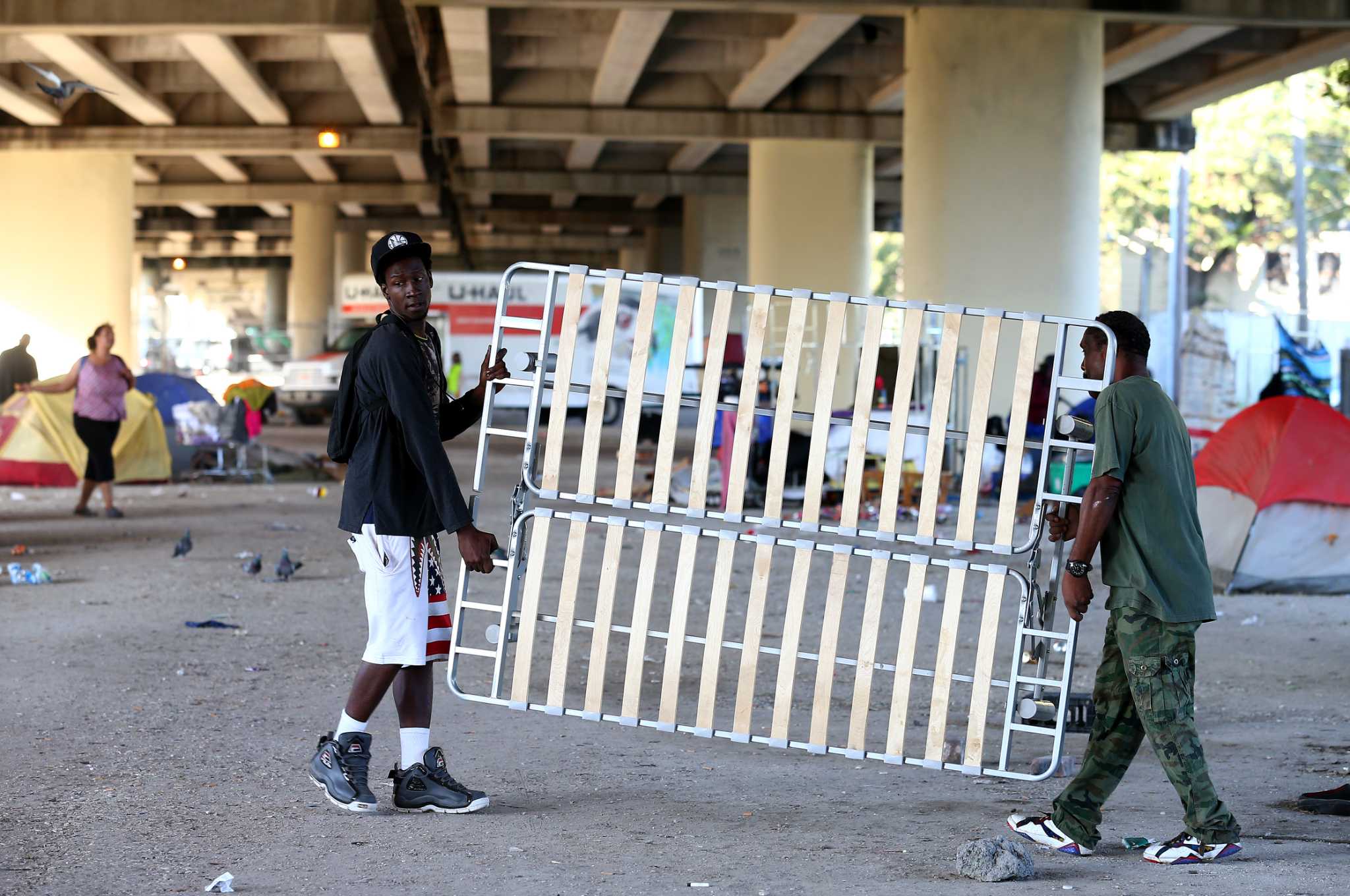 City starts 'deep cleansing' of Houston homeless encampments