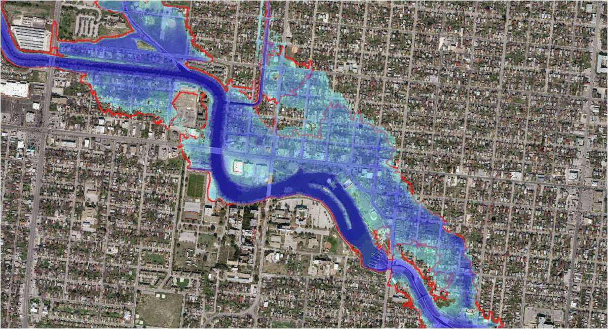 Simulation: Harvey-level storm flooding would inundate central San Antonio
