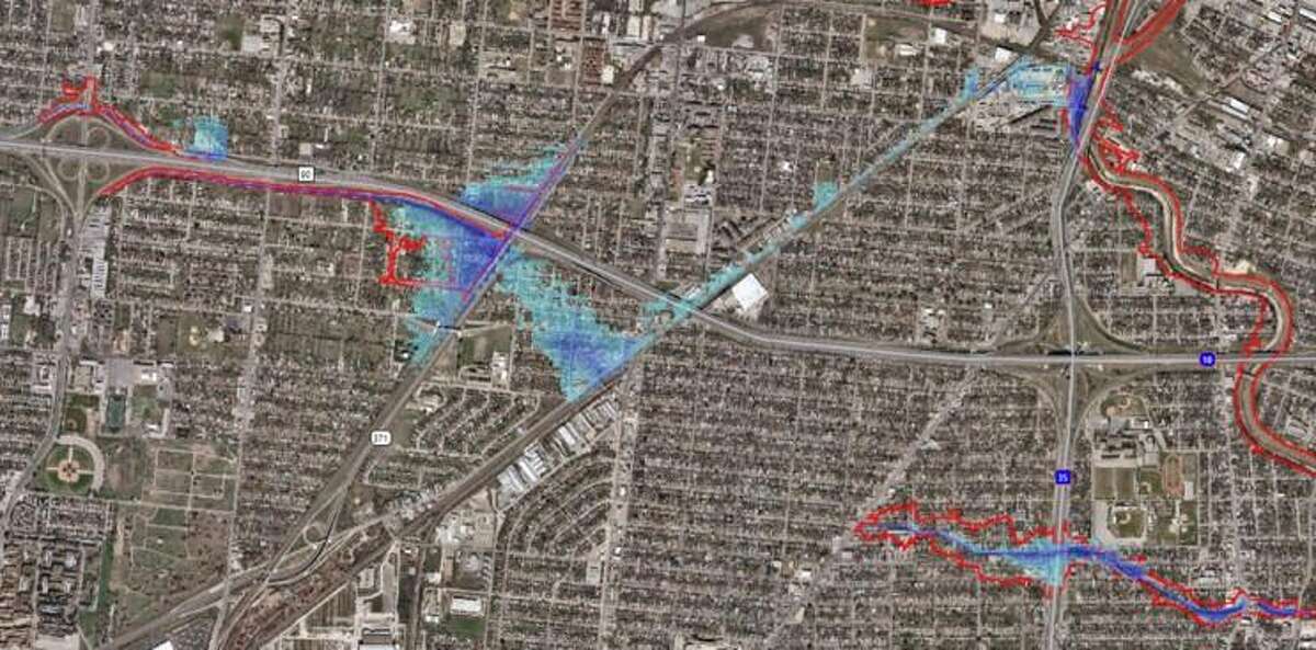Simulation: Harvey-level storm flooding would inundate central San Antonio