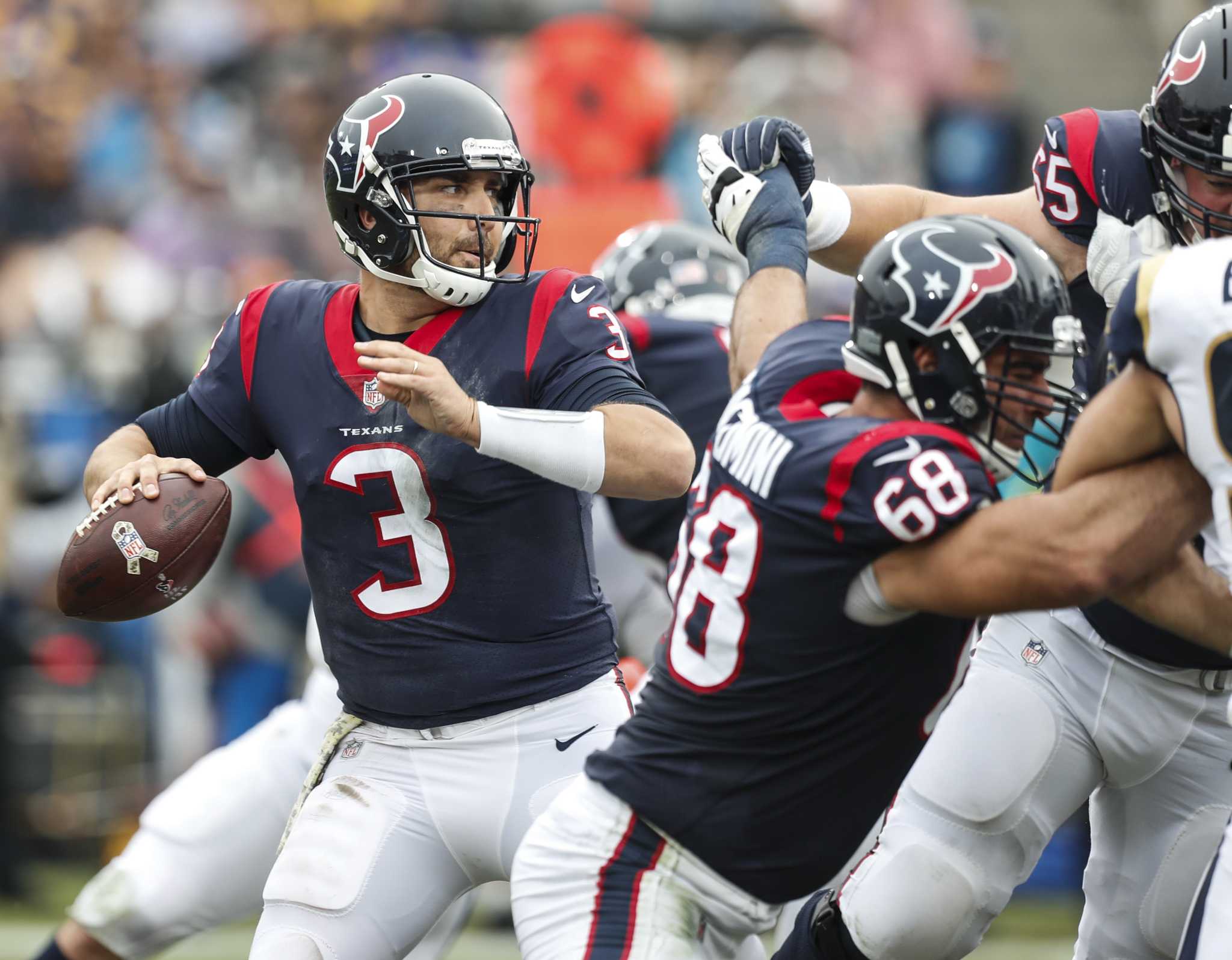 Texans QB Tom Savage knows he just has to let go - of the past and the ball