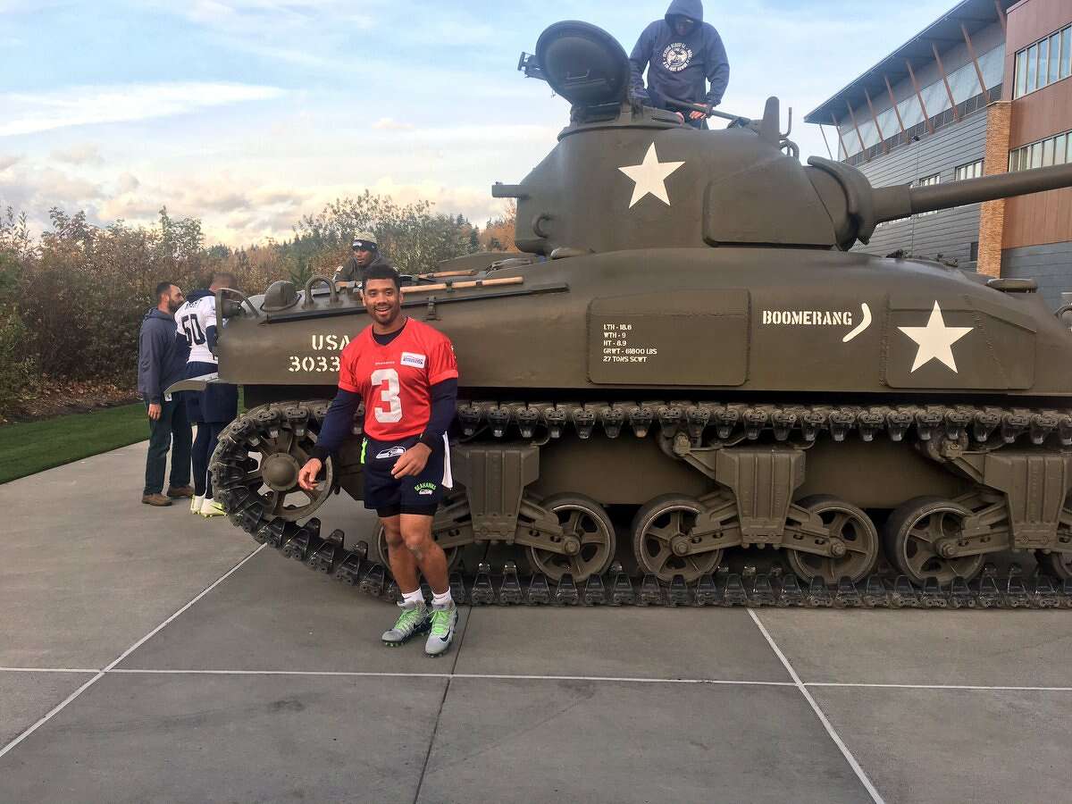 Seahawks' special guest Friday? A Sherman tank