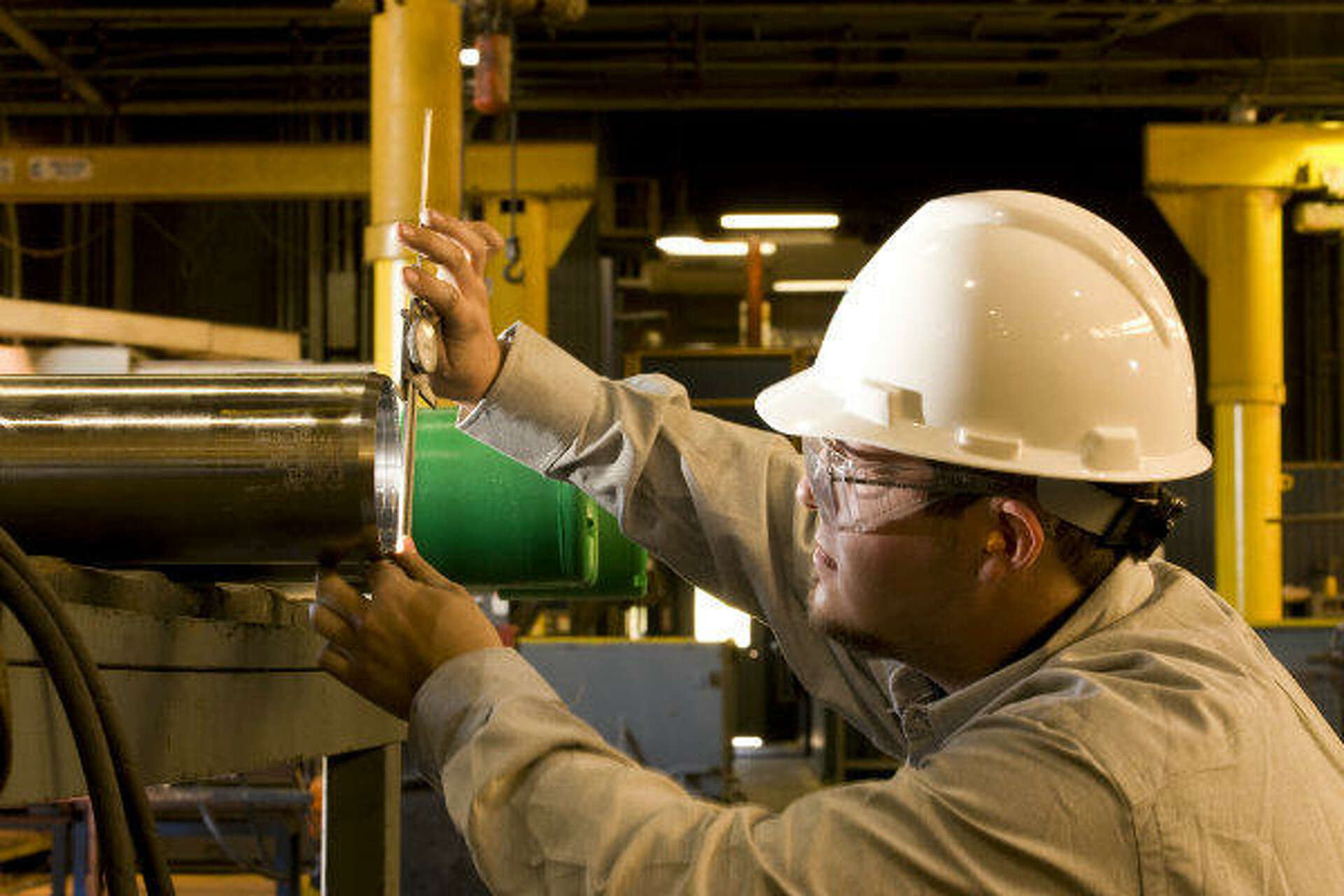 Tenaris' steel pipe plant gets things rolling