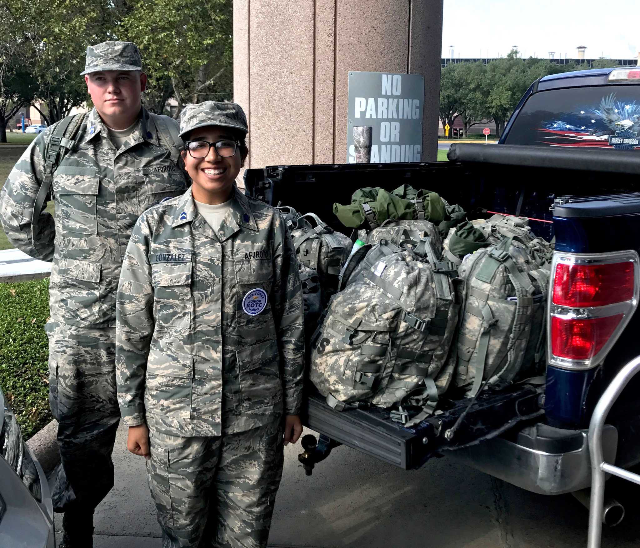 Cleveland cadets collect items for homeless veterans