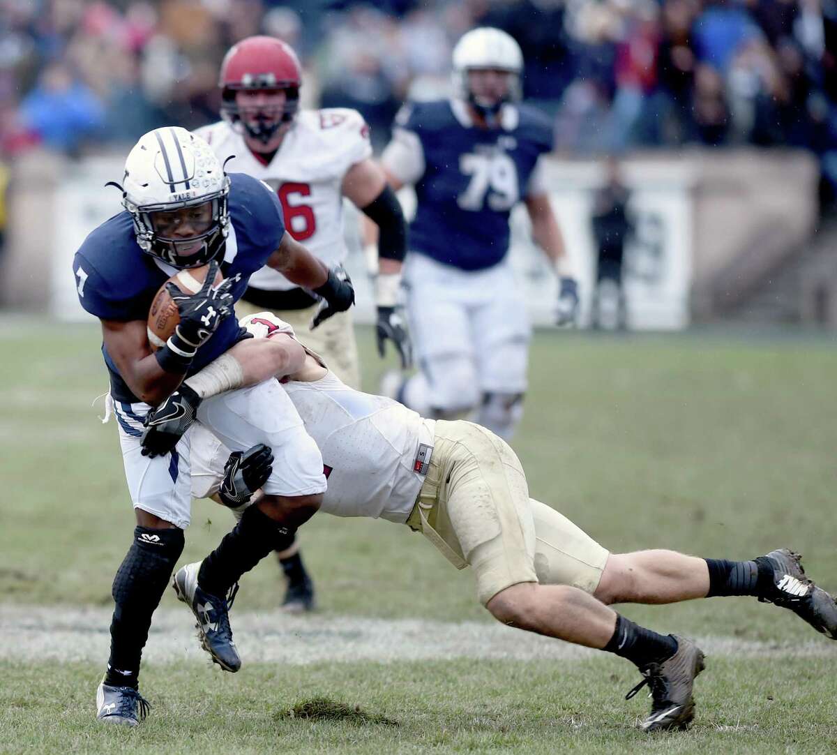 Yale crushes Harvard, wins first outright Ivy title since 1980