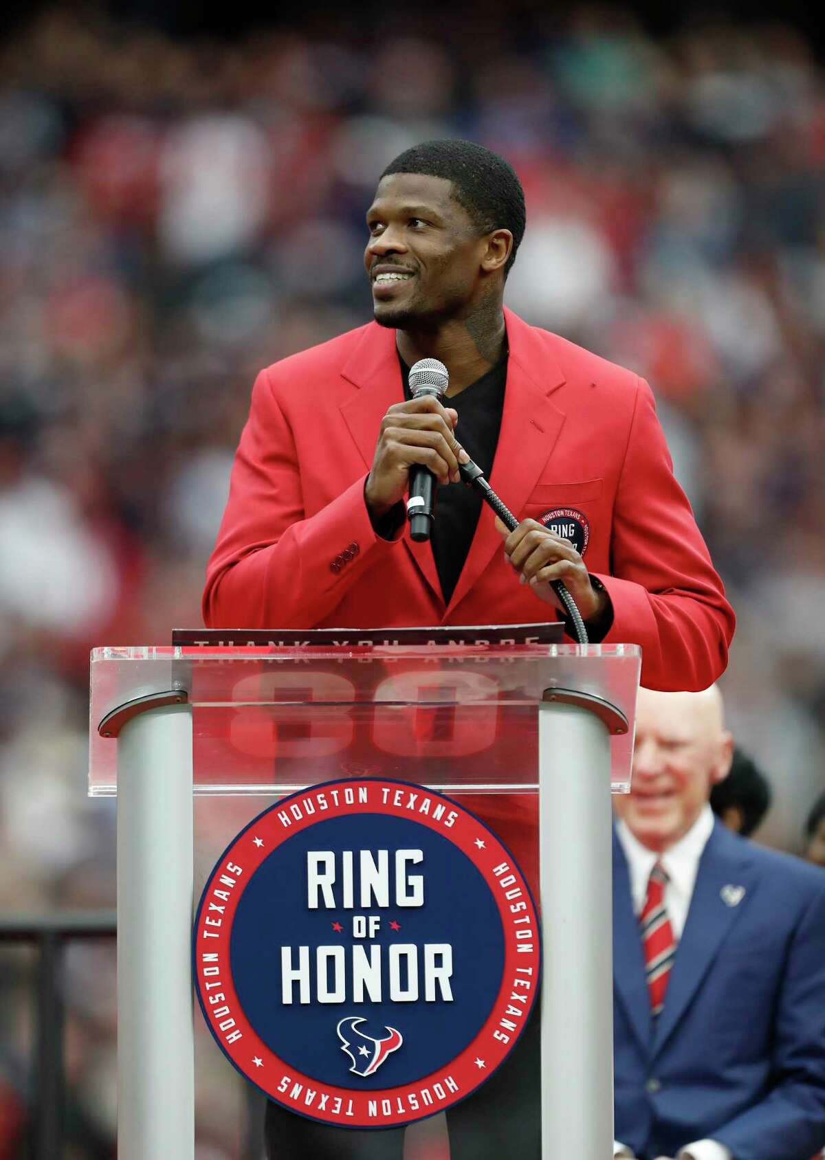 Andre Johnson on Texans' Ring of Honor induction: 'This is amazing'