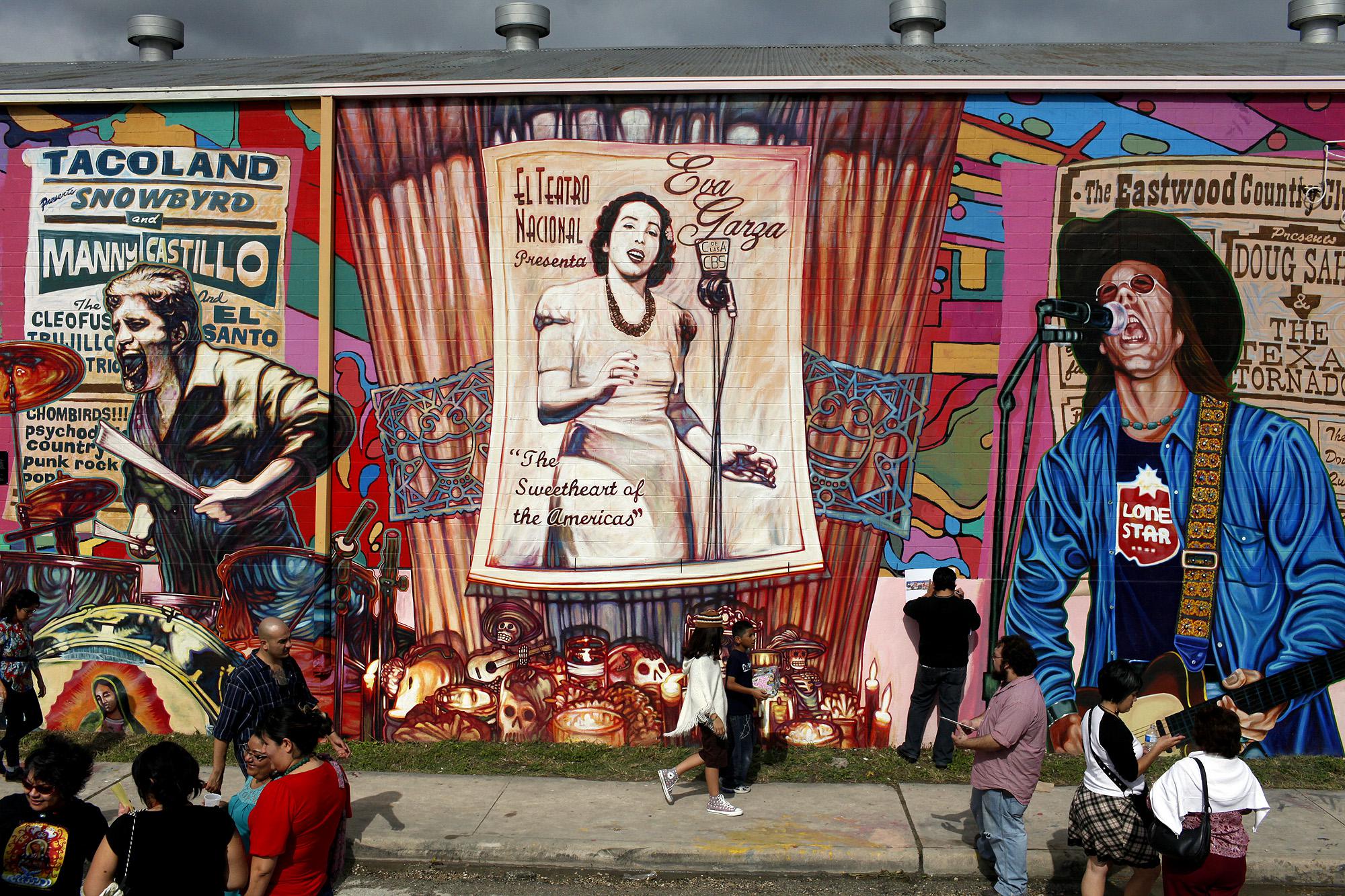 Colorful tradition of murals thrives in Texas