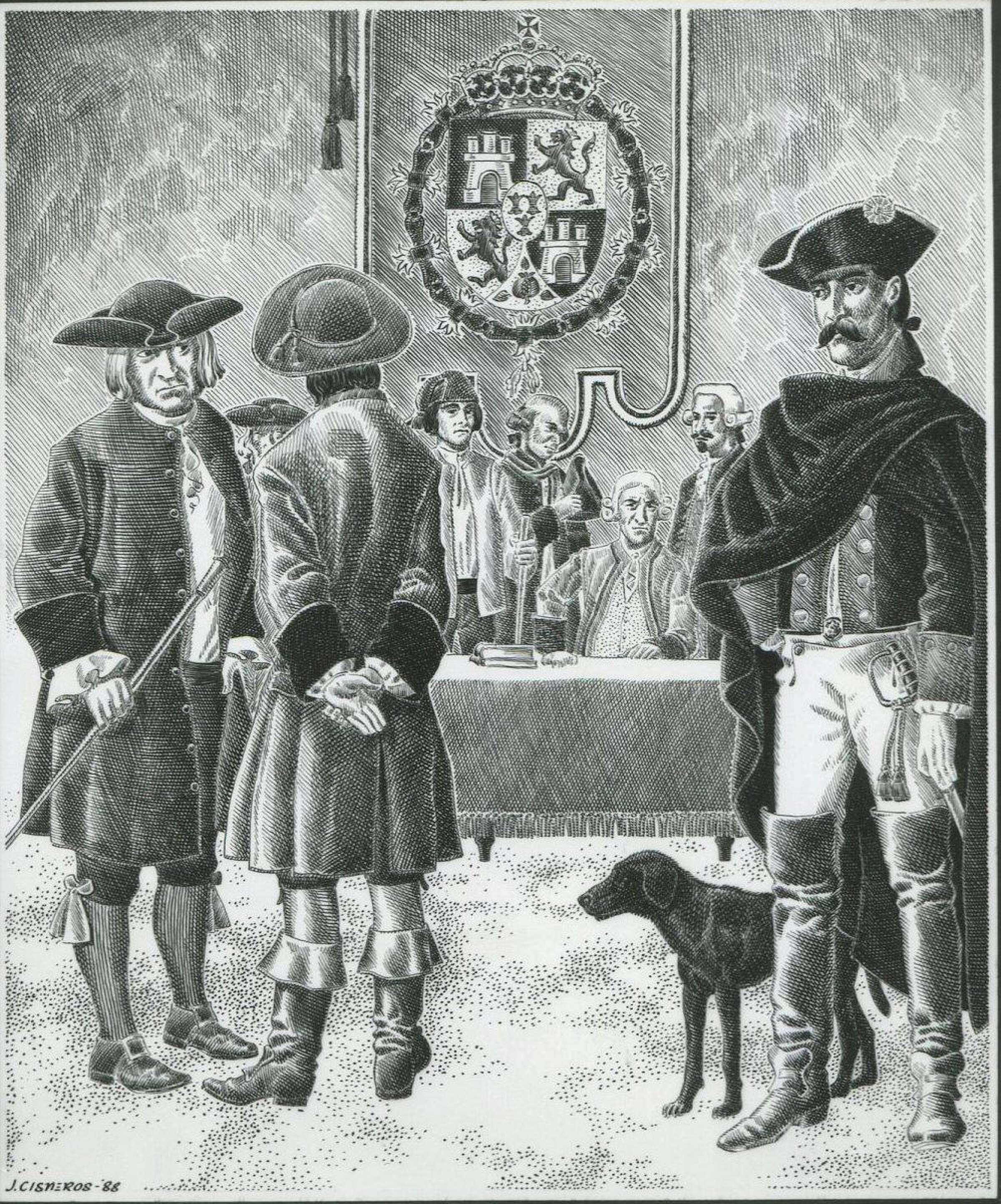 Cisneros was renowned historical artist