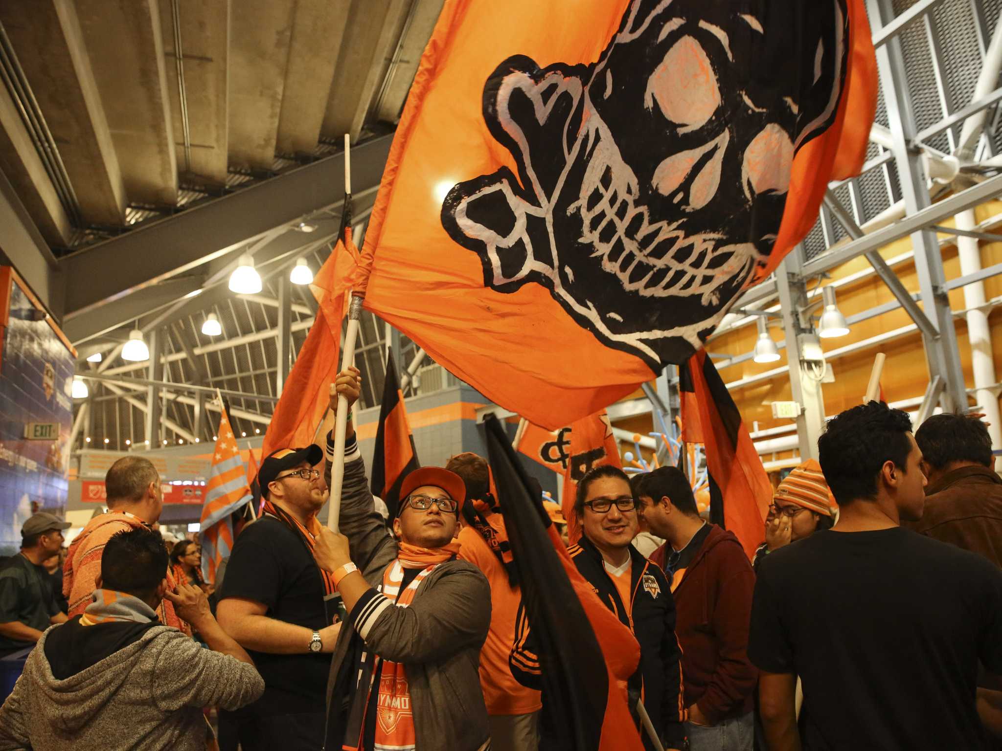 Dynamo fans come out strong and loud