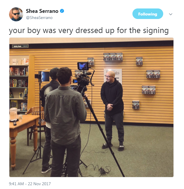 Photos: With Spurs gear and Big Red, Shea Serrano book signing captures ...