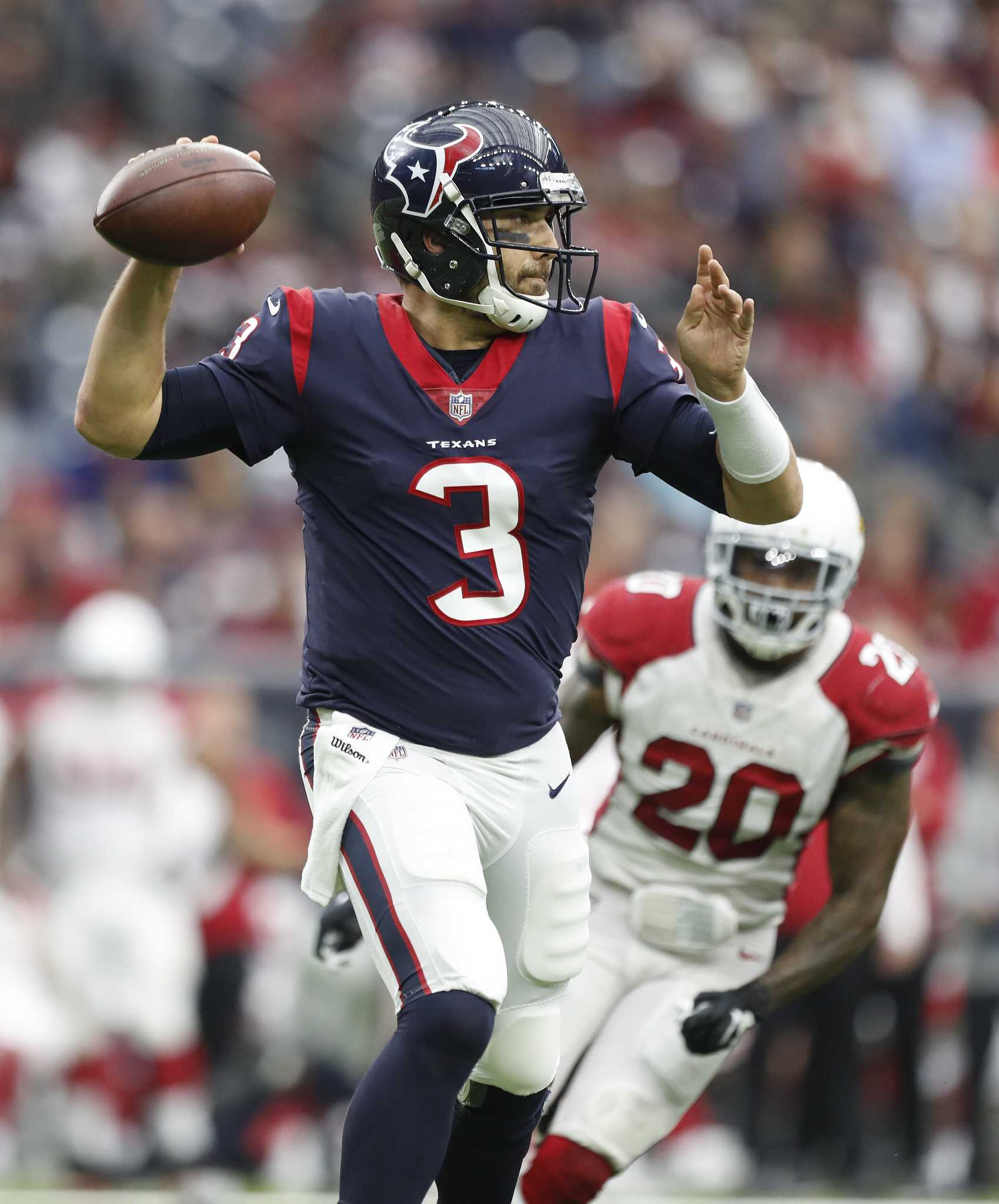 Texans QB Tom Savage hasn't lost his grip despite fumbles