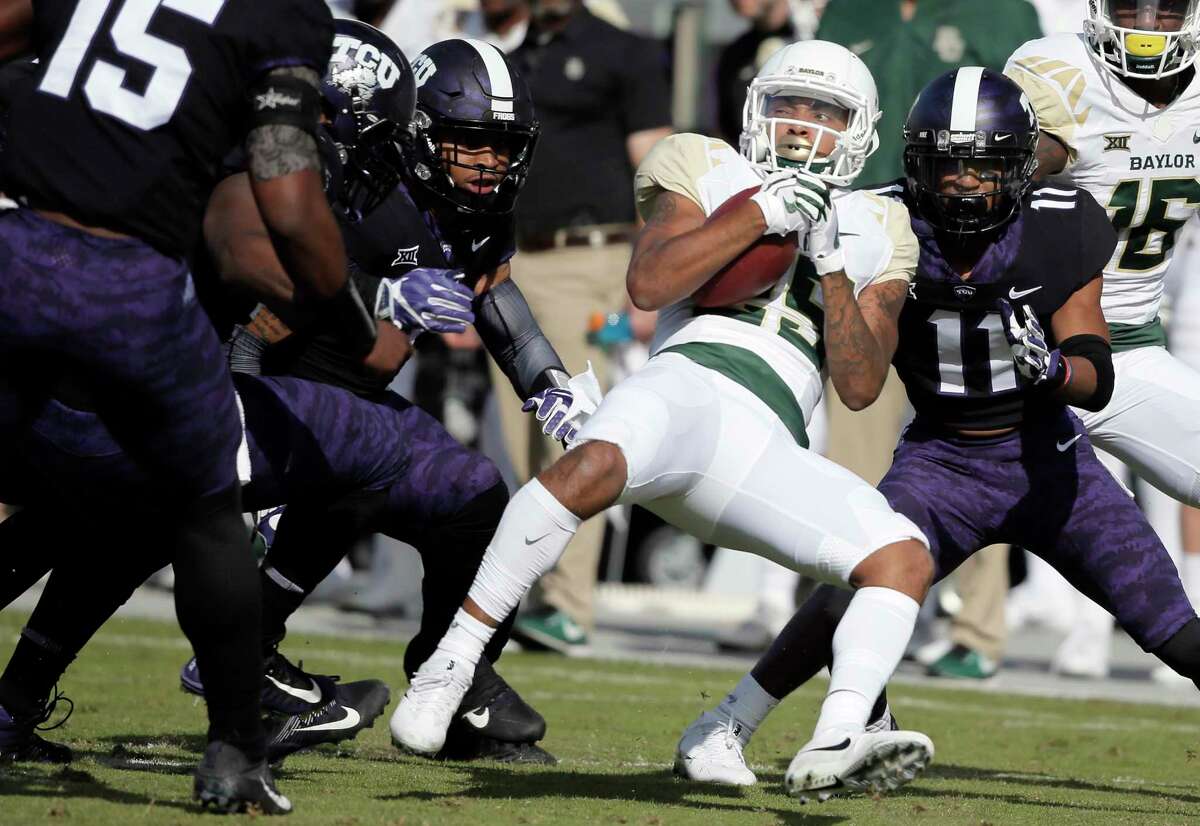 NCAA FOOTBALL: TCU gets Big 12 title shot with win over Baylor