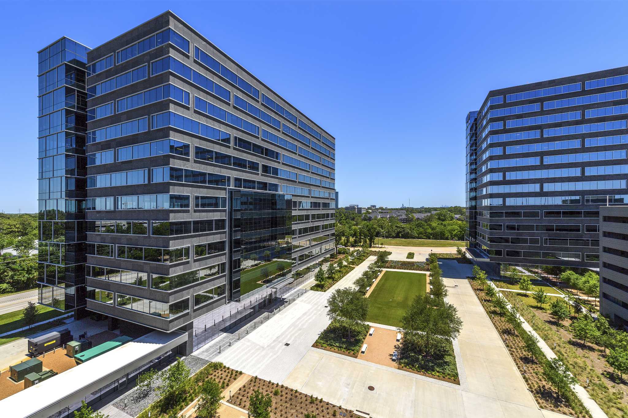 Storm-damaged office campus back up and running