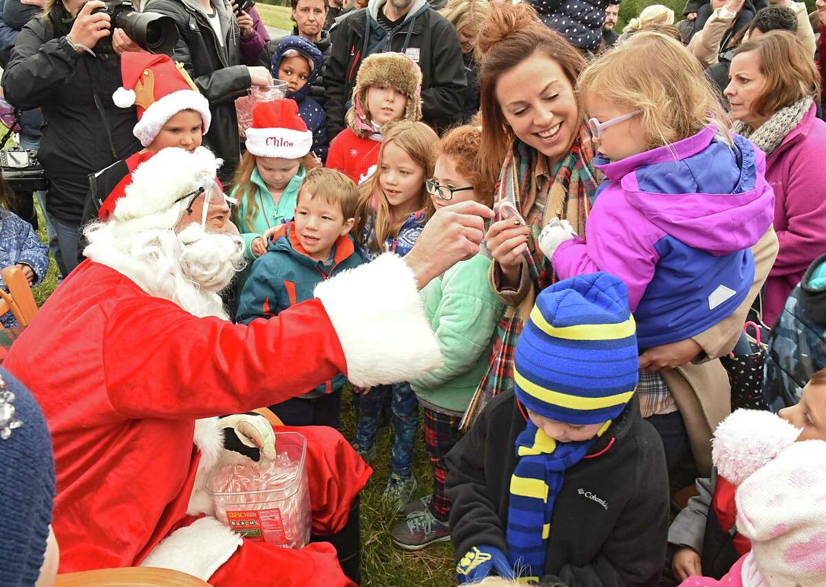 Photos: Santa descends on Saratoga County farm
