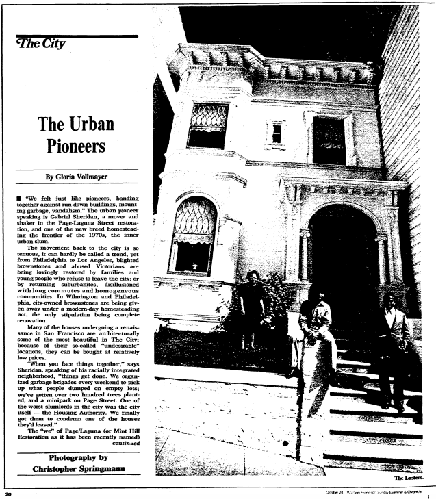 'Urban pioneers': How San Francisco talked about gentrification in the ...