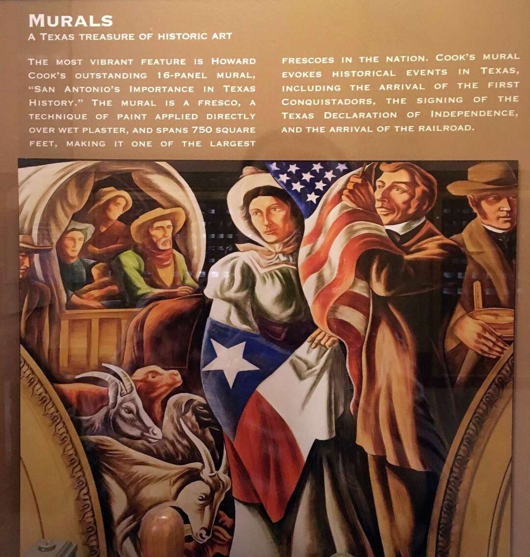 Post Office murals depict S.A. role in Texas history