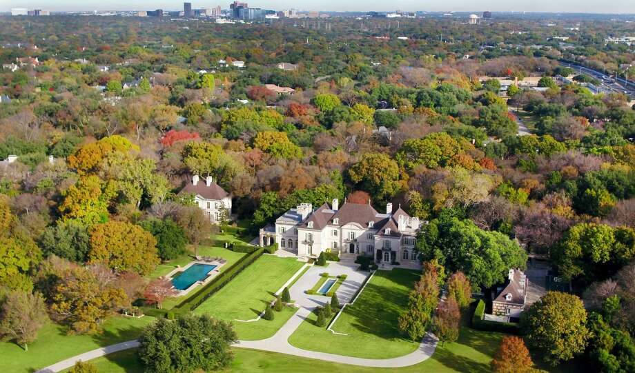 Go inside this massive $100 million Dallas mega-mansion up for auction ...