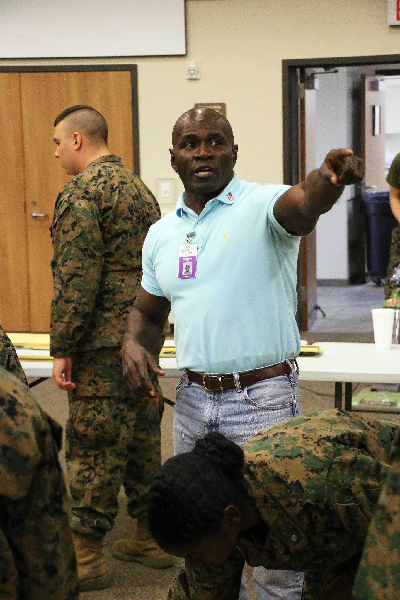 Dayton ROTC sergeant major leading by example