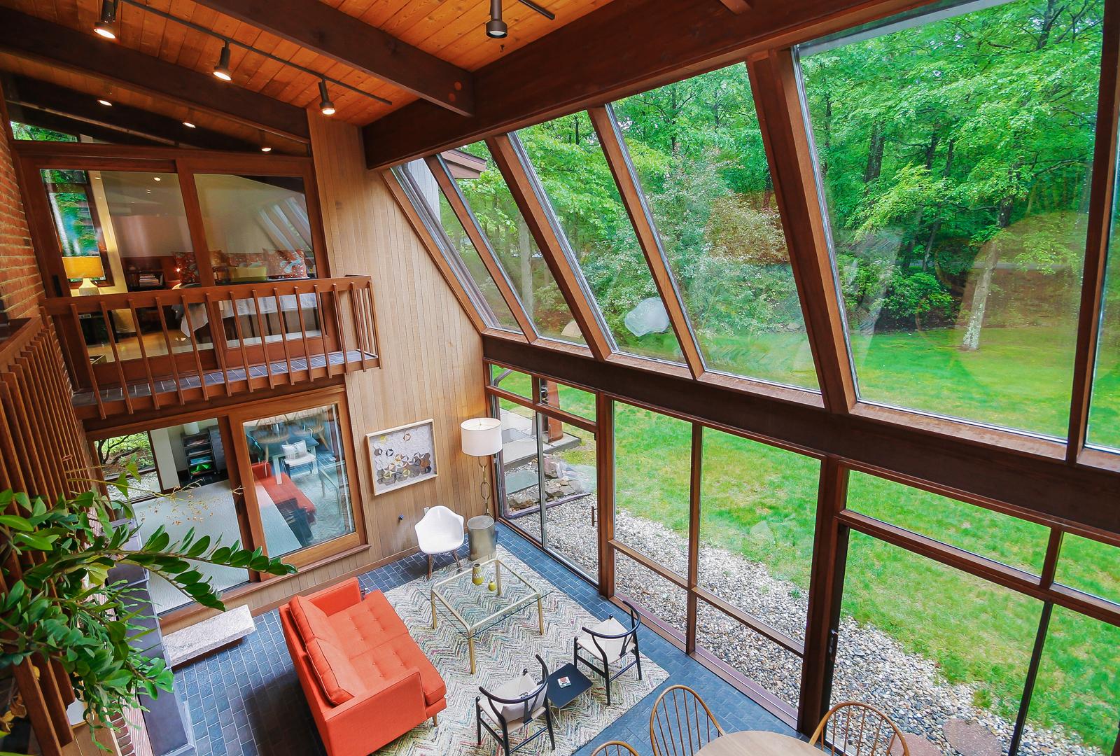 Model home in Ridgefield now glass oasis