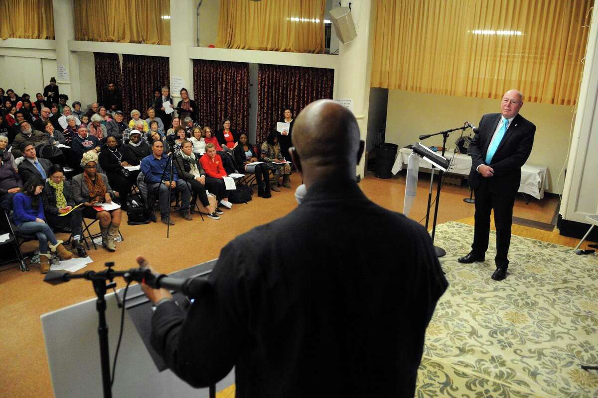 Bridgeport police chief questioned at CONECT assembly