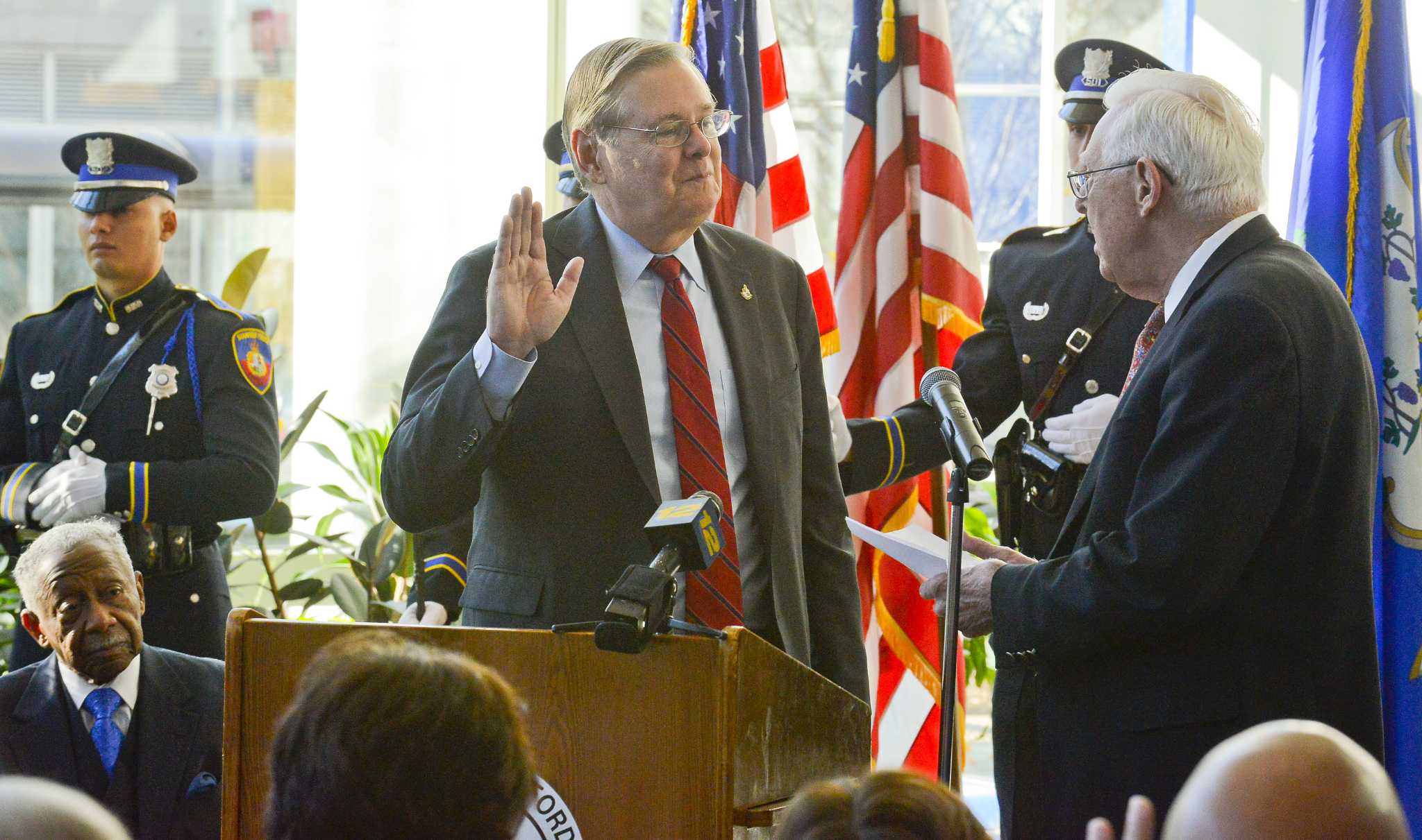 Martin begins second term as Stamford mayor