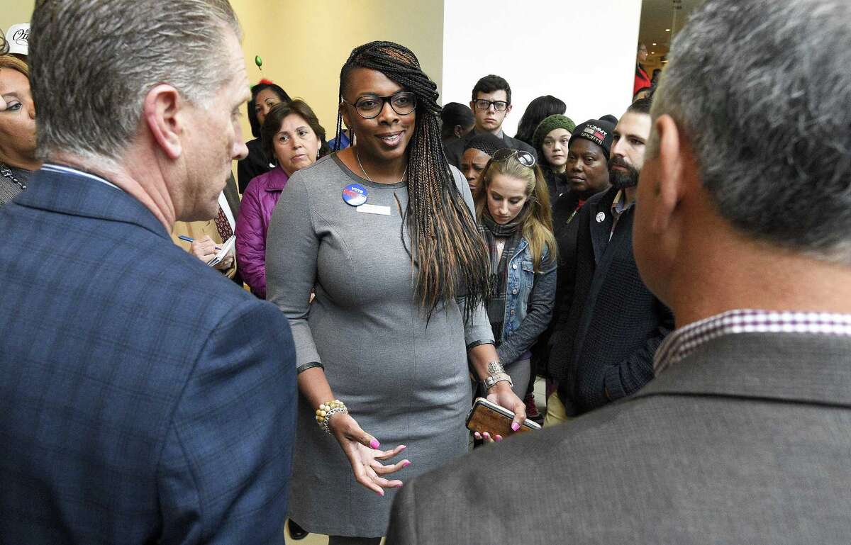 A city first: Workers seek to unionize Hilton Stamford hotel