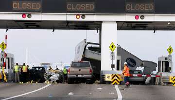 Driver remains in hospital after crash that killed Bay Bridge toll taker