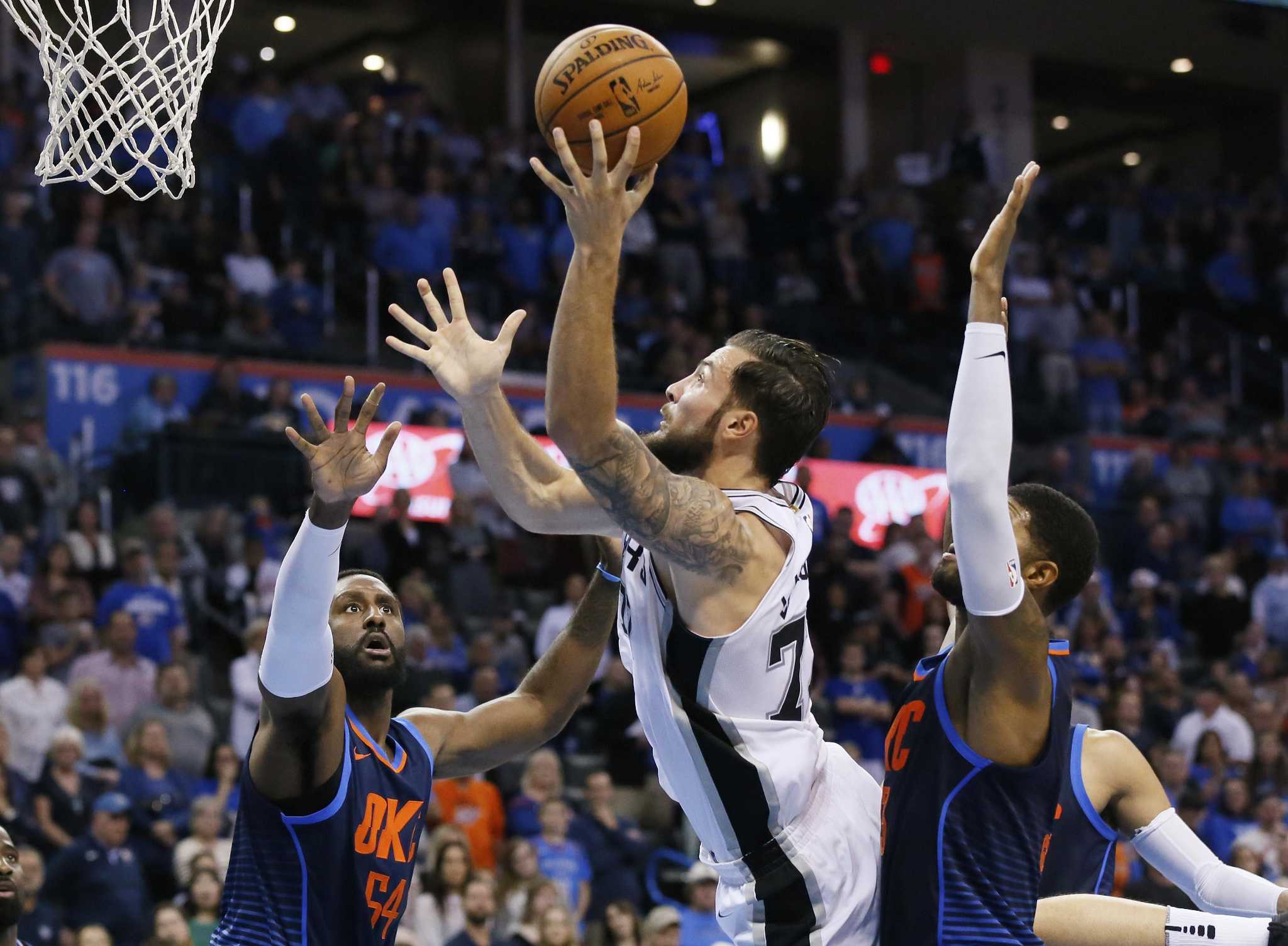 Understaffed Spurs nearly pull off miracle in OKC