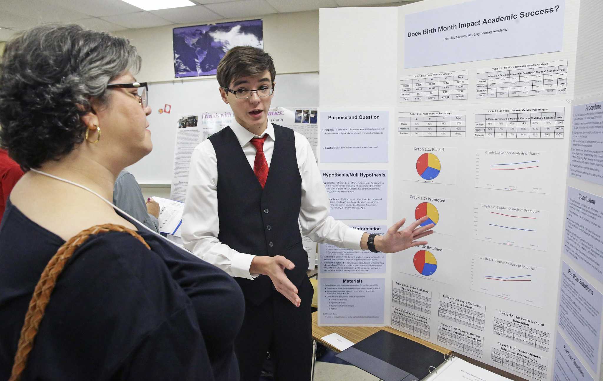 Science fairs allow students to achieve outside the classroom