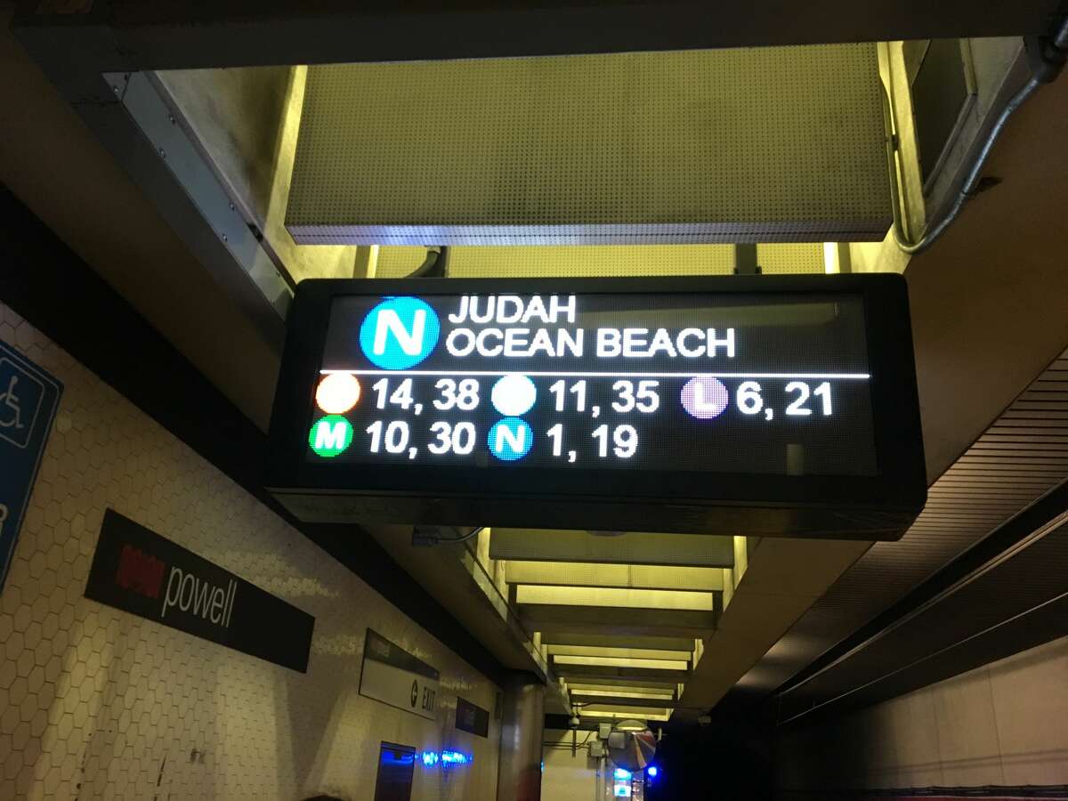 Full-color Muni Metro signs to soon replace red marquees