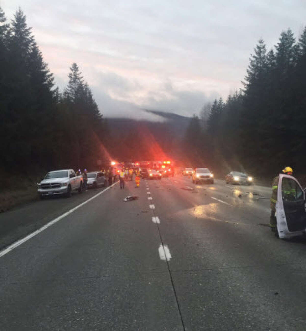 Major wreck blocks eastbound I-90