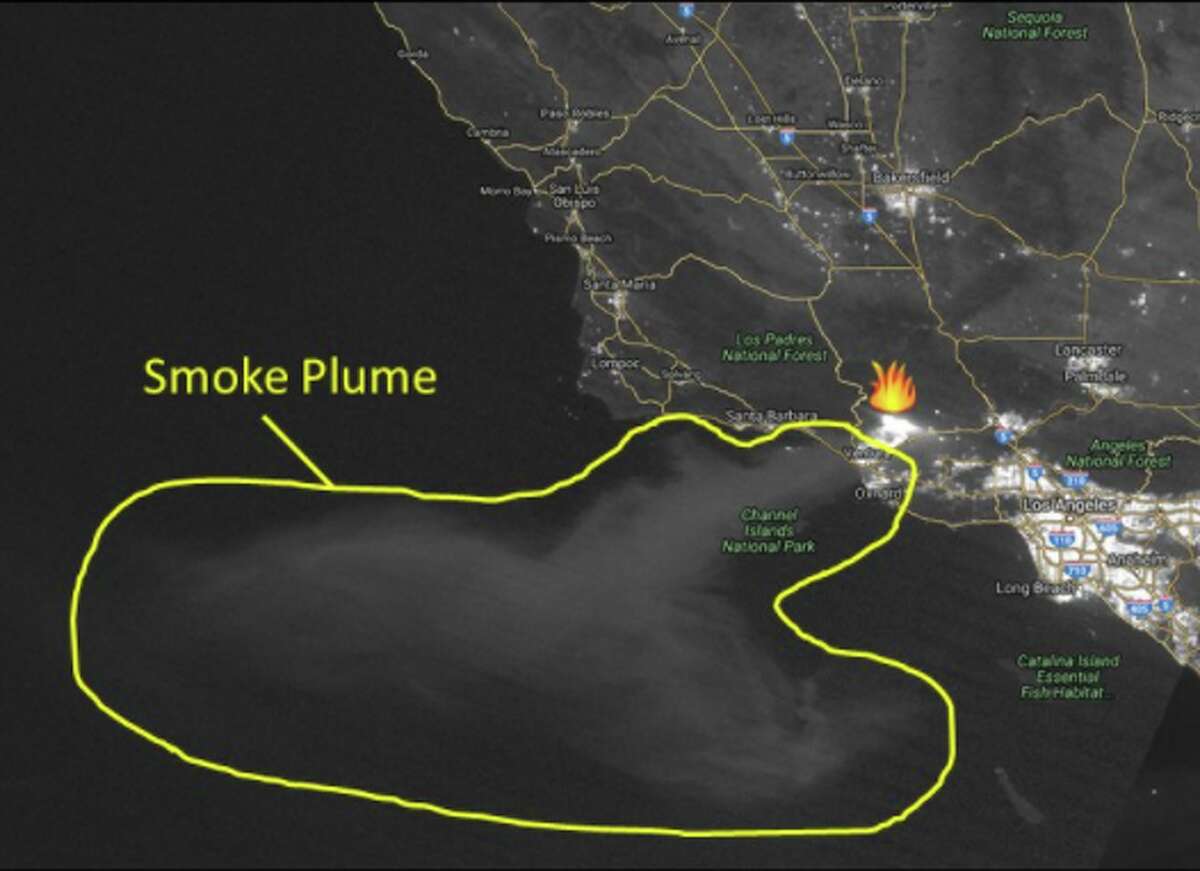 Satellite images offer a dizzying perspective on the So. Calif. wildfires