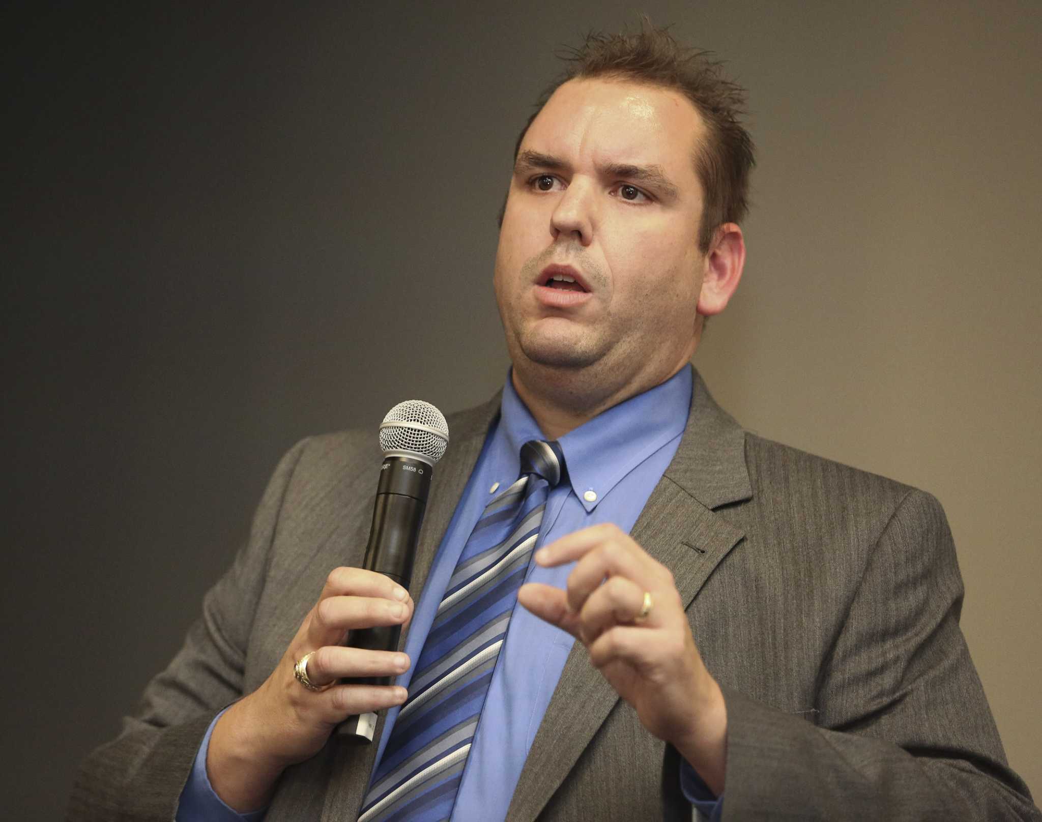 Meteorologist Jeff Lindner provided calm during the height of the storm